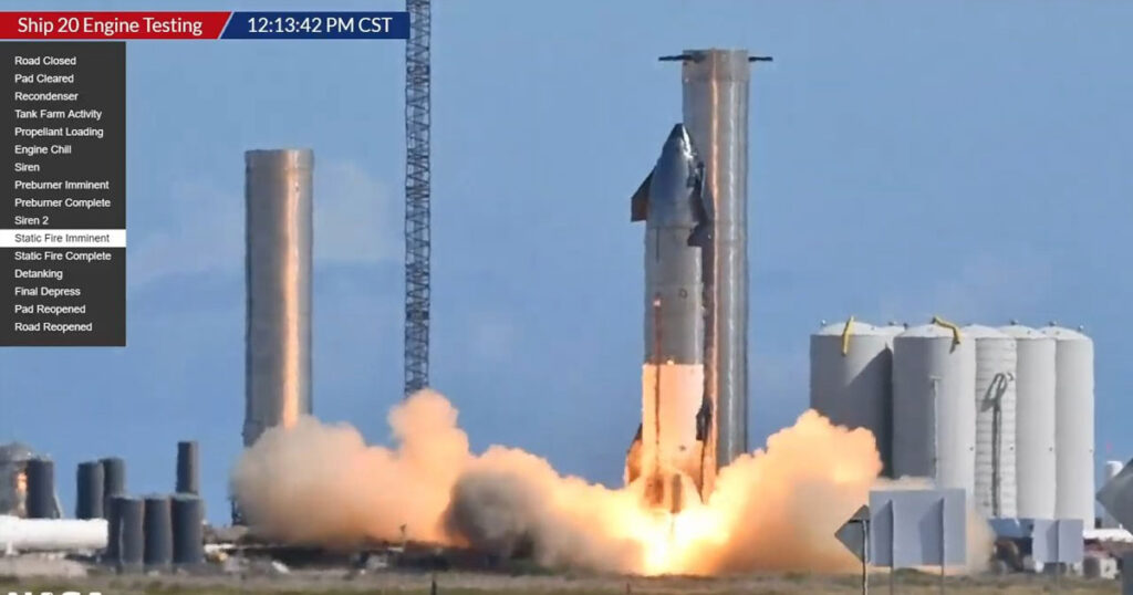 SpaceX's Orbital Starship Prototype Tests All 6 Engines For The First Time