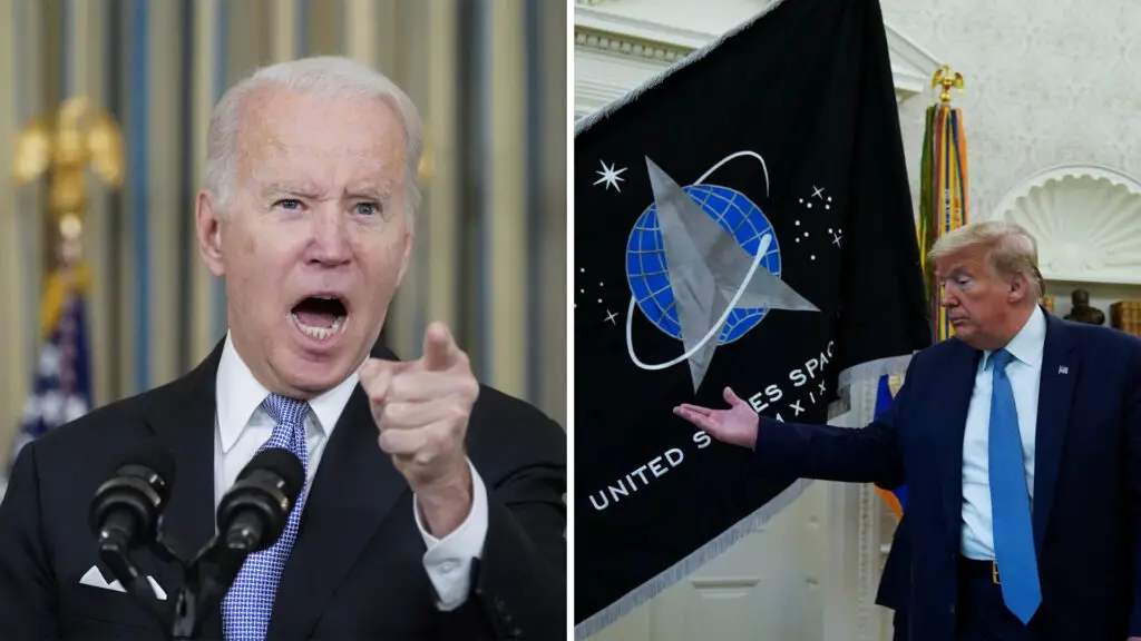 Just in: Biden Administration To Dismantle Space Force