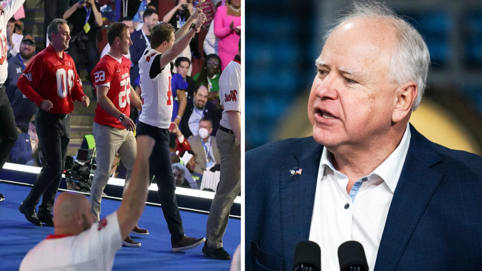 Tim Walz Barred from College Football Games After Boos Erupt: "We Don’t ...